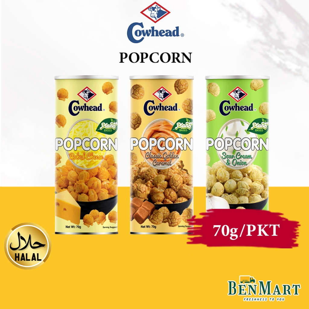 NEW [BenMart Dry] Cowhead Gourmet Popcorn Assortment 70g - Malaysia ...