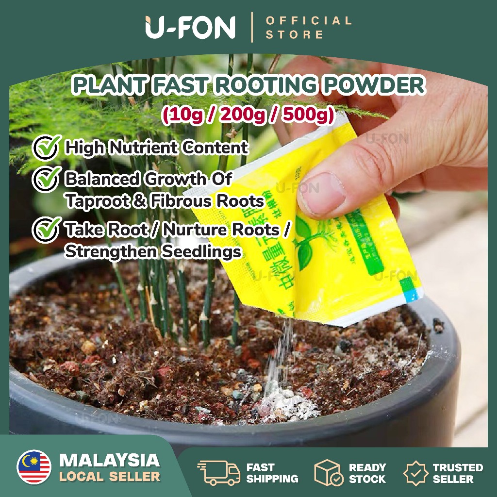 Plant Fast Rooting Powder Gardening Fertilizer Pertumbuhan Akar 快速生根粉 ...