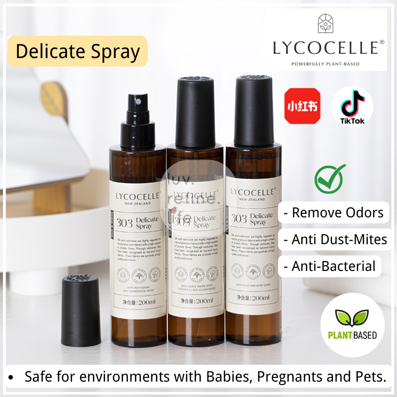 Lycocelle Plant-Based Odor Remover Spray – Antibacterial, Anti-Dust ...