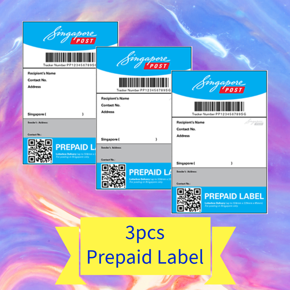 [Free Shipping] [3pcs] SingPost Prepaid Postage Label Tracked Letterbox ...