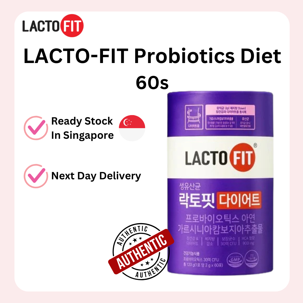 [SG Ready Stock] Lacto-Fit Probiotics Diet 2g*60 Sticks (Korea Chong ...