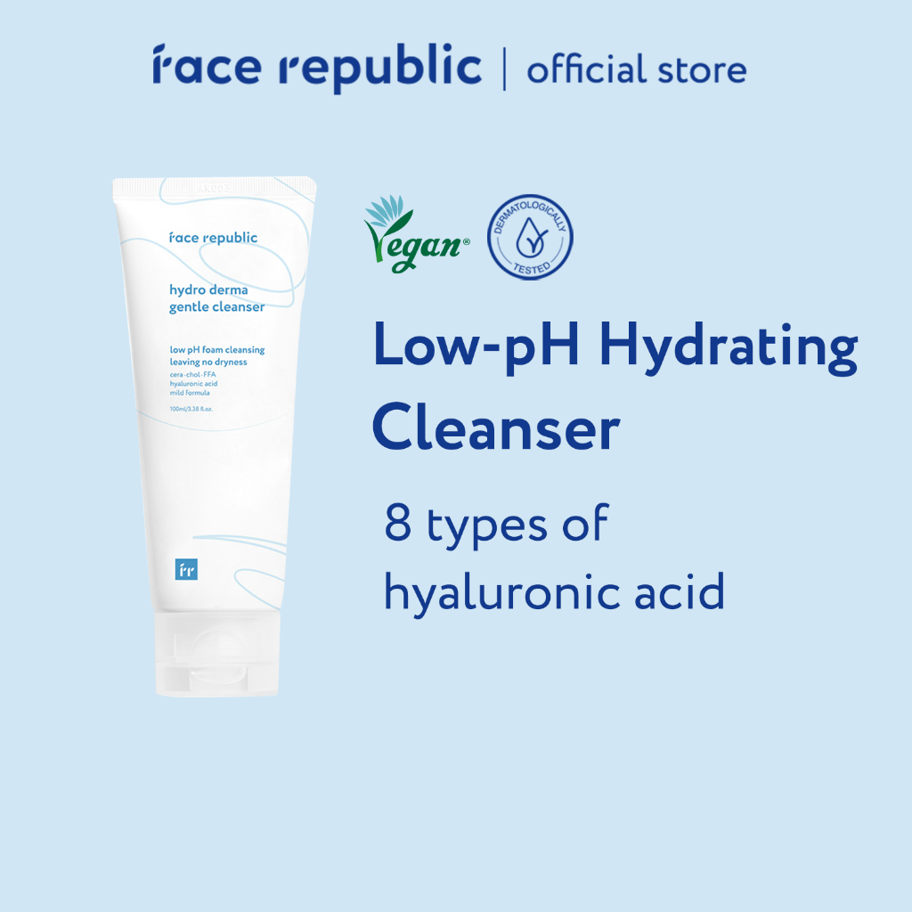 Face Republic Hydro Derma Gentle Cleanser 100mL [Dry, Sensitive Skin ...