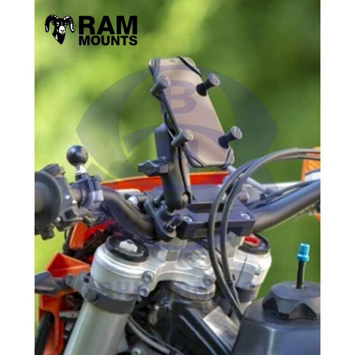 Universal Motorcycle Bicycle Phone RAM Mount Holder X-Grip Large ...