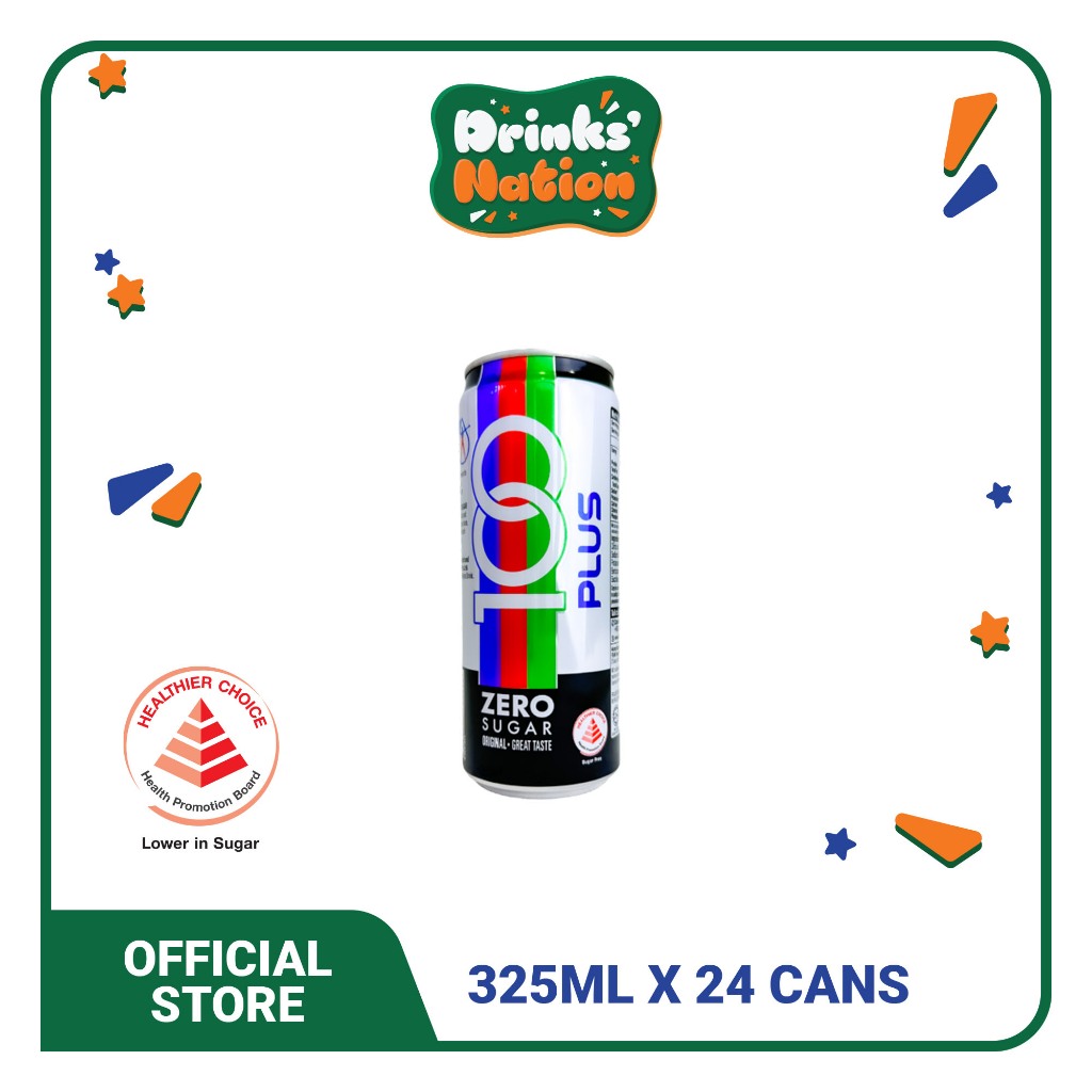 [Wholesale - 24s] 100plus Zero Sugar (Can 325ml) | Shopee Singapore