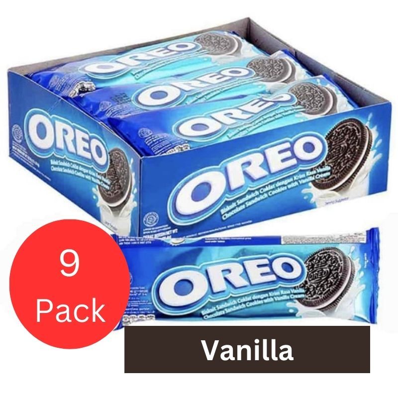 Oreo Sandwich Cookie Multi-Pack Tray 9x27.6g, Vanilla / Chololate ...