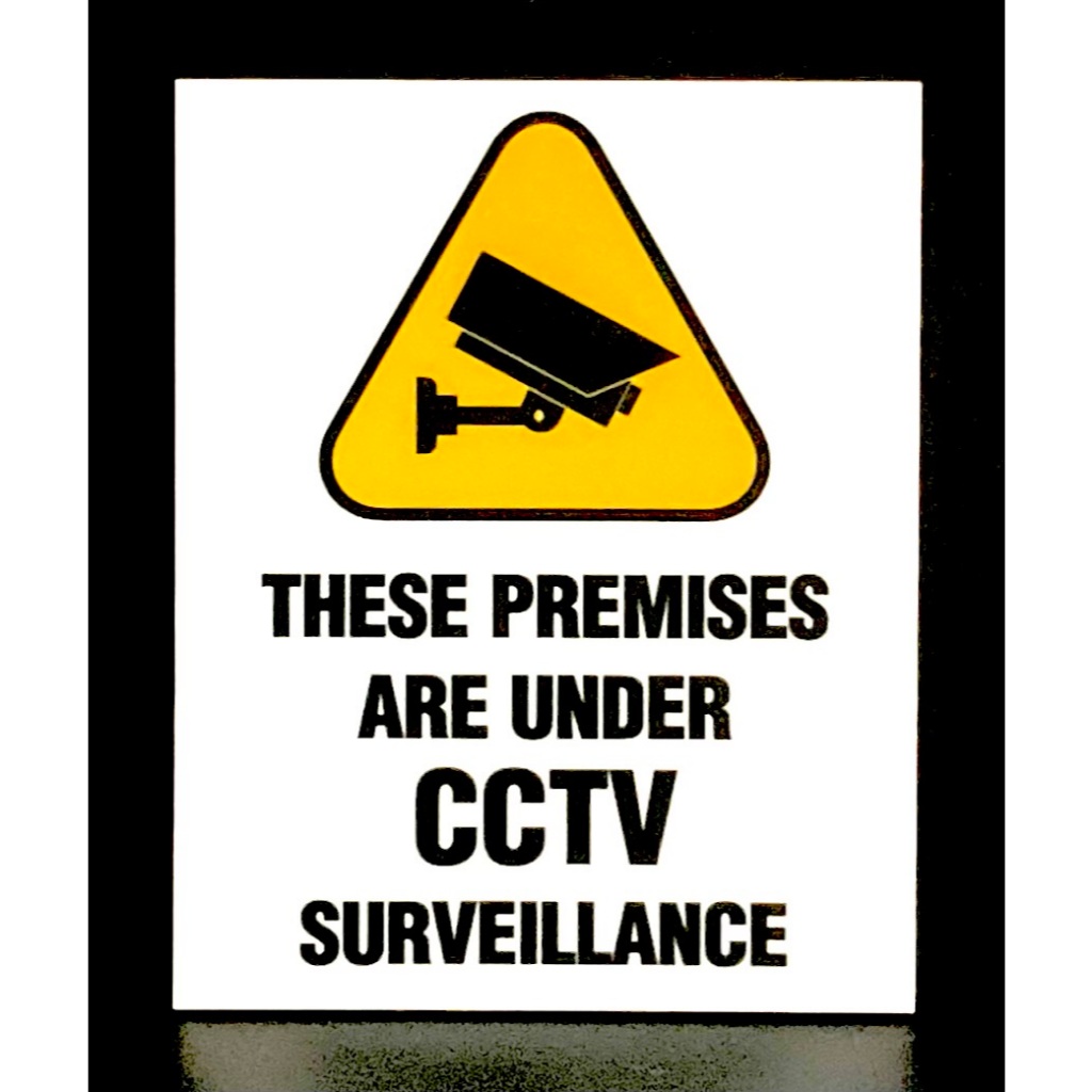 THESE PREMISES ARE UNDER CCTV SURVEILLANCE SIGN/SIGNAGE | SECURITY SIGN ...