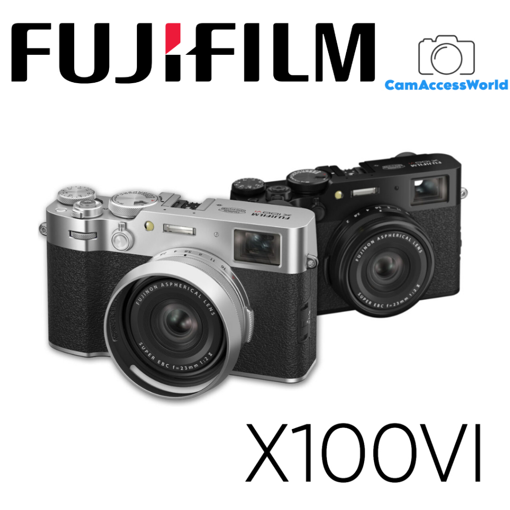 FUJIFILM X100VI Digital Camera Black/ Silver (Official Product)(1 Year Warranty) | Shopee Singapore
