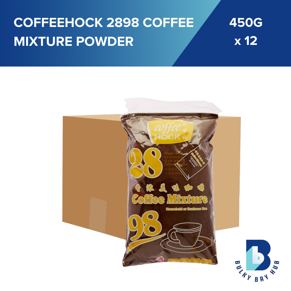 [Carton Deal] Coffeehock 2898 Coffee Mixture Powder 450g x12 | Shopee Singapore
