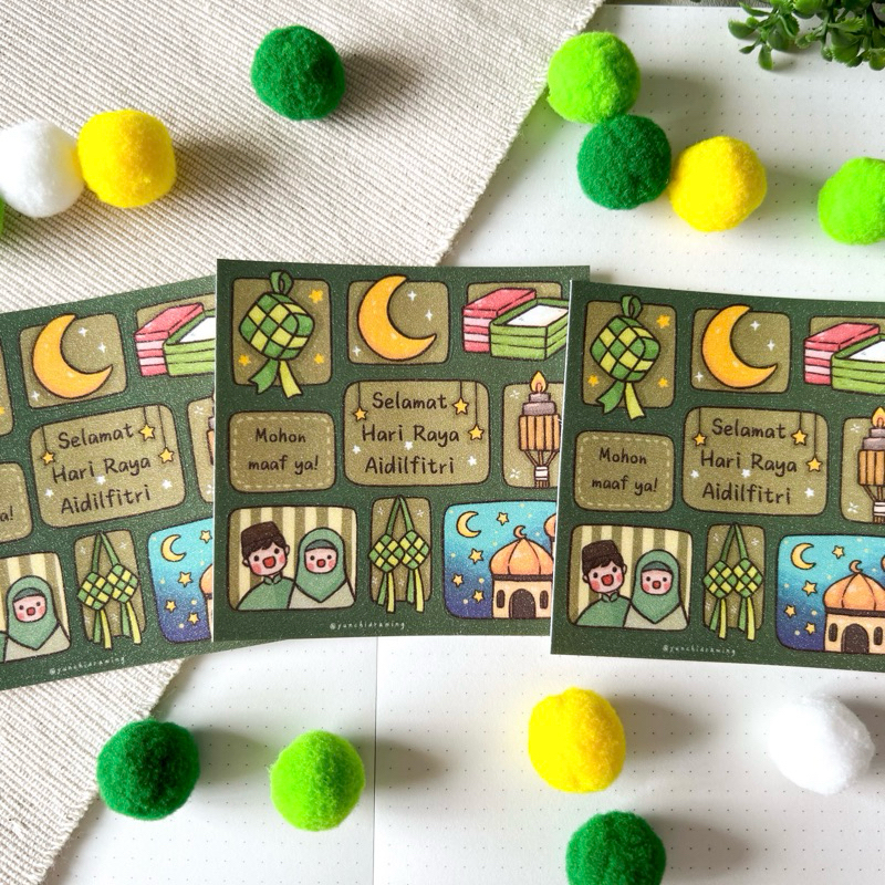 Hari Raya sticker sheet | Shopee Singapore