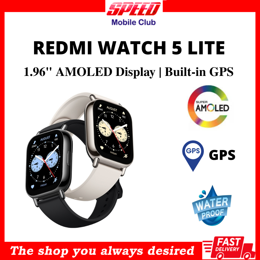 Redmi Watch 5 Lite | 1.96" AMOLED | Bluetooth Calling | Upto 18 Days ...