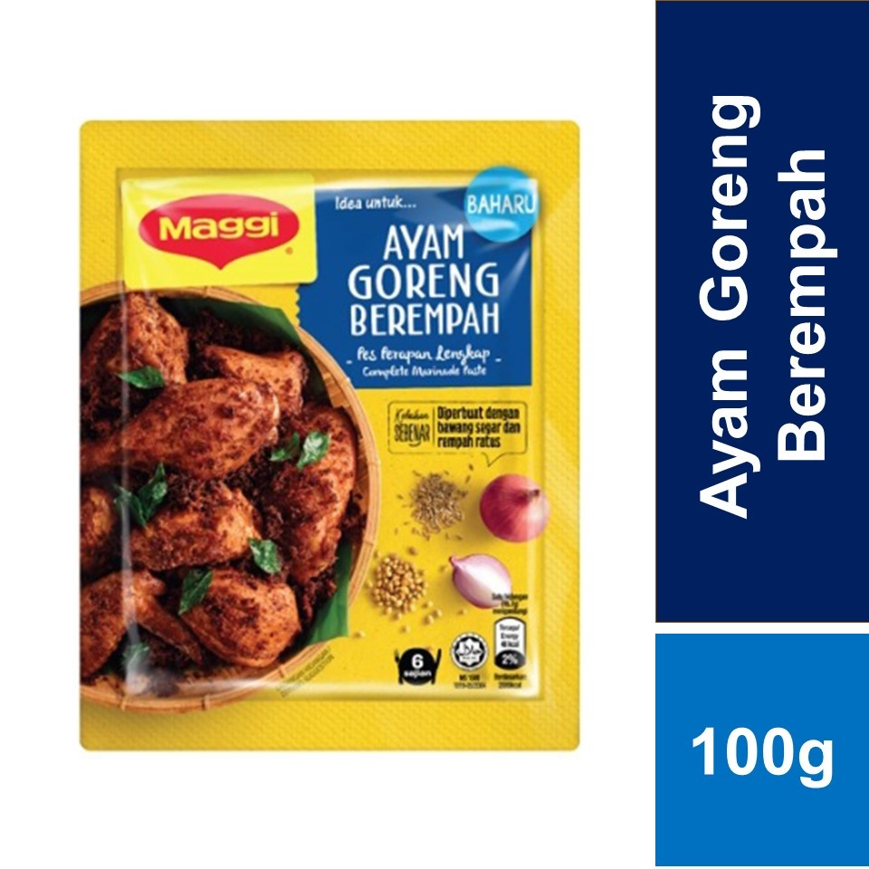 Maggi, Ayam Goreng Berempah, 100 g (3 packs) | Shopee Singapore