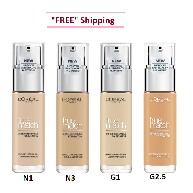(Quality Product) Loreal Paris True Match Liquid Foundation SPF16 L ...