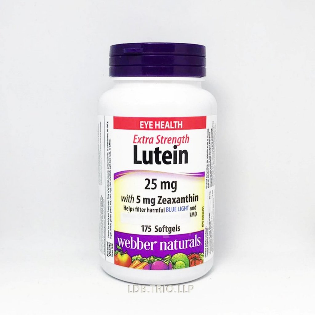 webber naturals - Lutein(25 mg with Zeaxanthin)175 softgels(RANDOM ...