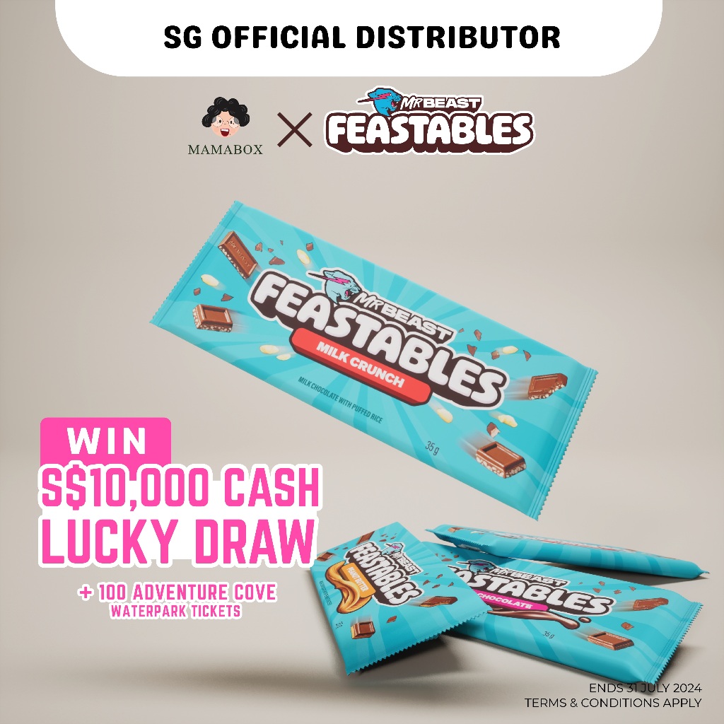 [New] Feastables MrBeast | Milk Chocolate | Crunch | Peanut Butter 35g ...