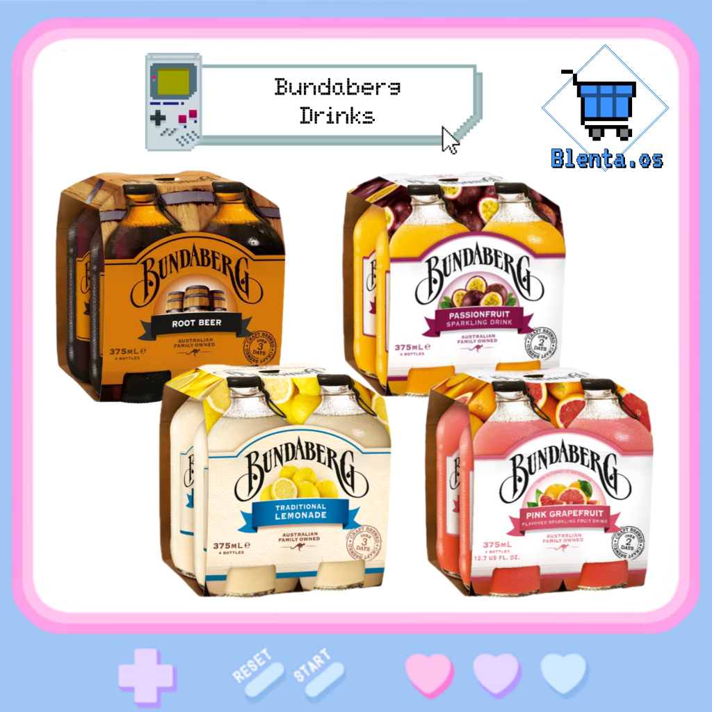 Bundaberg Brewed Drinks Root Beer/Mango/PassionFruit/Lemonade ...