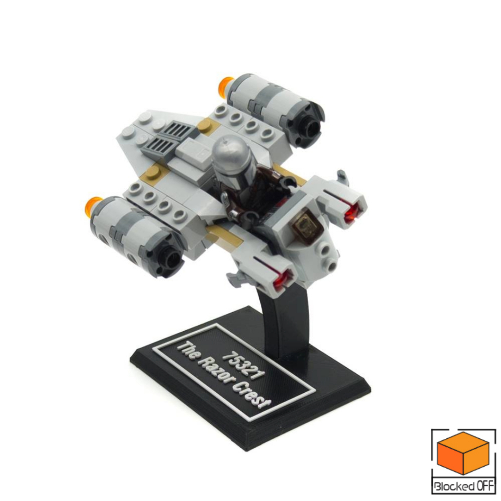 Display Stand for Lego Star Wars The Razor Crest Microfighter (75321 ...