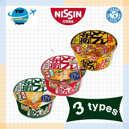 NISSIN / DONBEI / Fox(Kitsune) Udon (95g), Tempura Soba (100g) and ...
