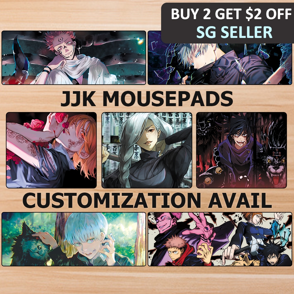 SG Jujutsu Kaisen Mousepad Jujutsu Kaisen Desk Mat Jujutsu Kaisen Merch ...
