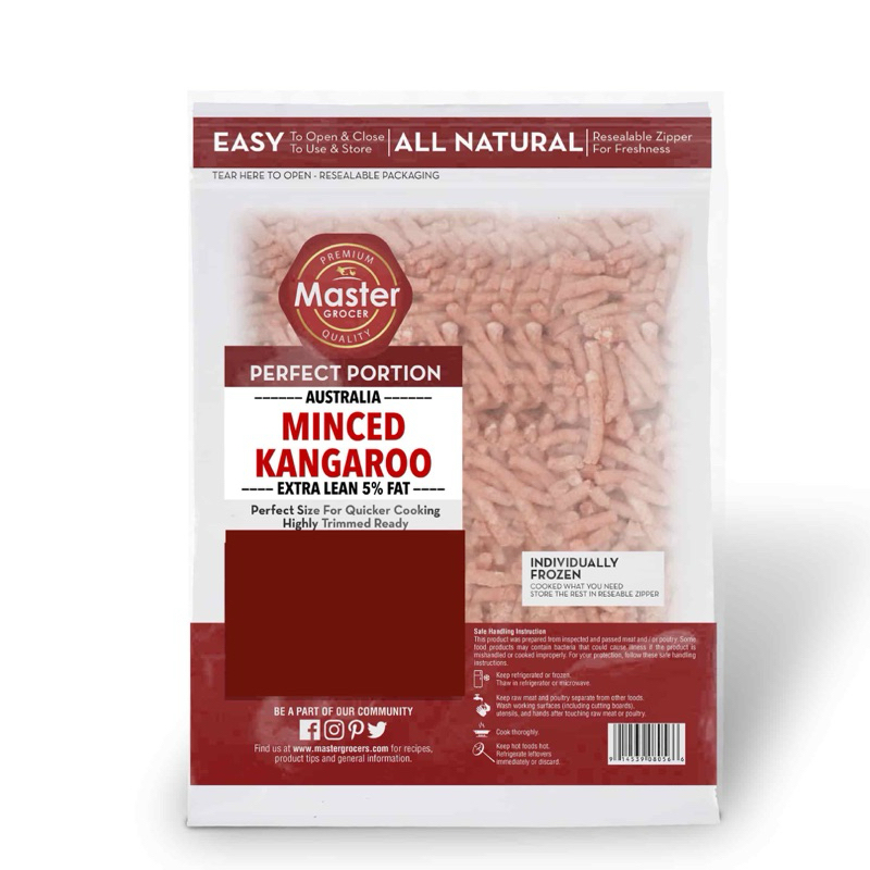 Master Grocer Australia Extra Lean Minced Kangaroo 500g - Frozen ...