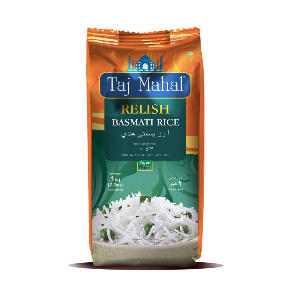 Taj Mahal Relish Supreme Quality Steam Basmati Rice 1kg | Shopee Singapore