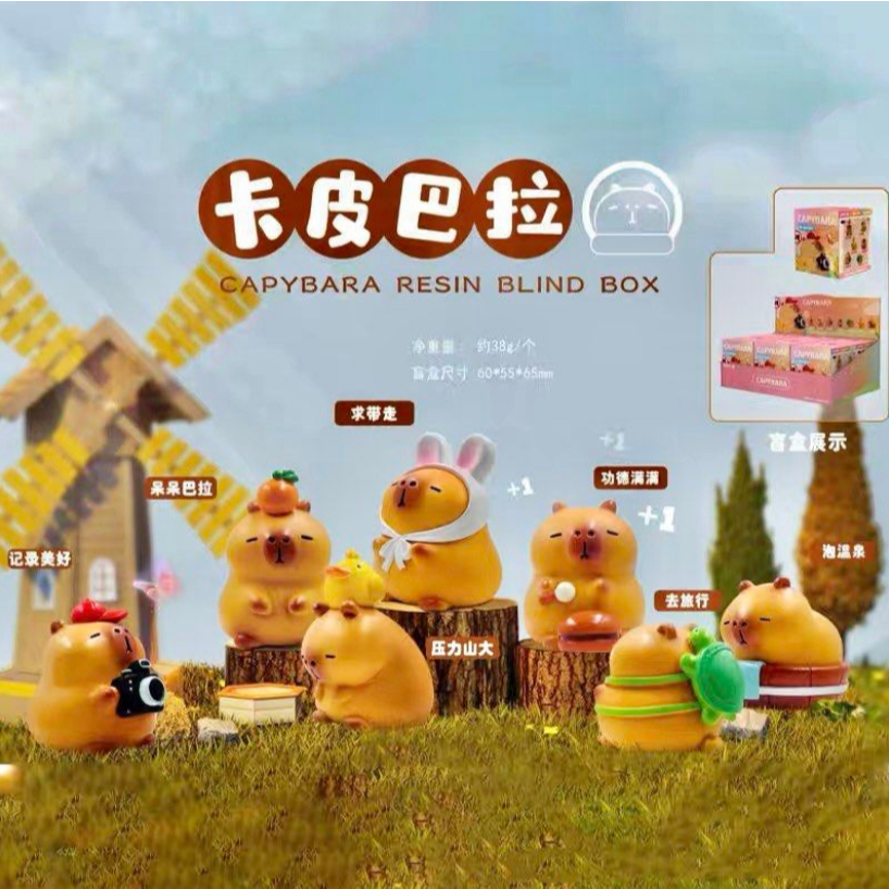 Little Cute Capybara Blind Box Figure | Shopee Singapore