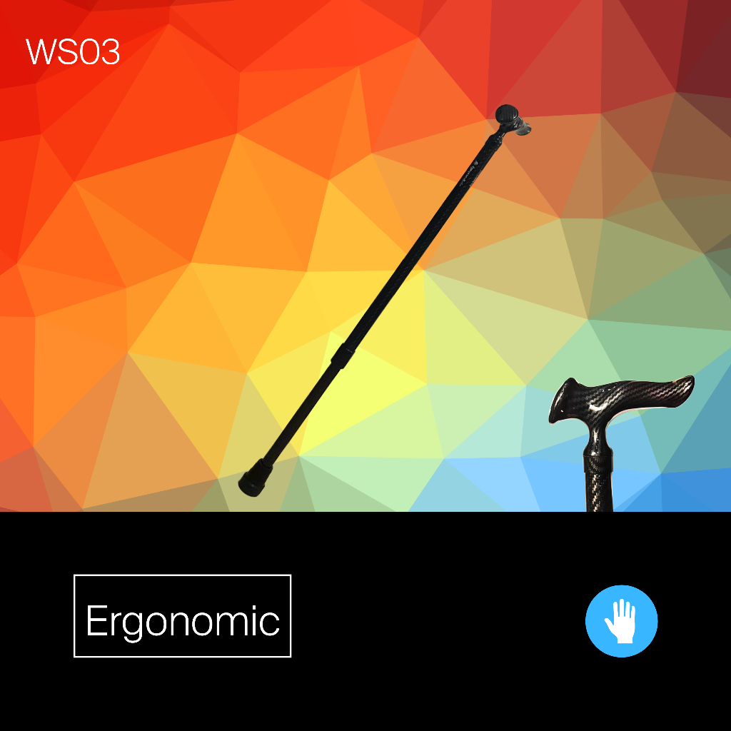 Agegracefully Stickplus Ergonomic, Smart Walking Stick for Elderly Anti ...