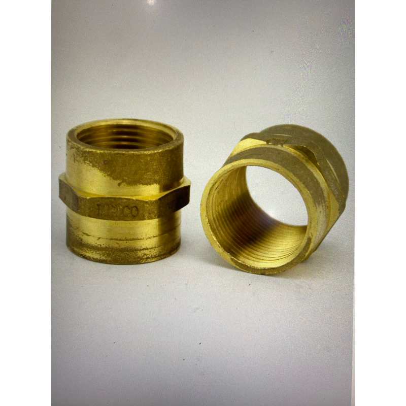 🔥SG Ready Stock🔥Brass-straight-coupler 3/4”-3/4” The product is ...