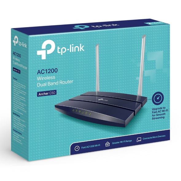 TP-Link Archer C50 | AC1200 Wireless Dual Band Router | Shopee Singapore