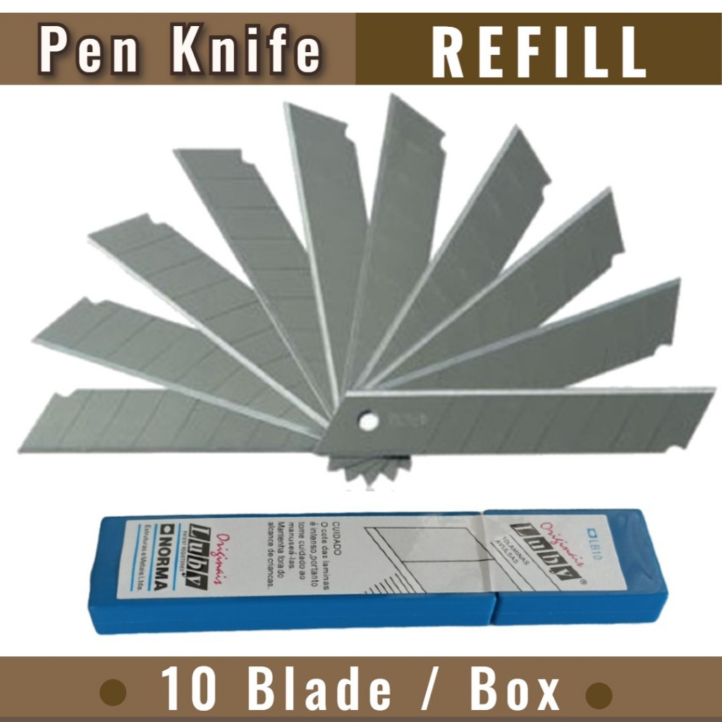 Eco-Store [Bundle of 2 Boxes] Refill Blade For Big Size PenKnife ...