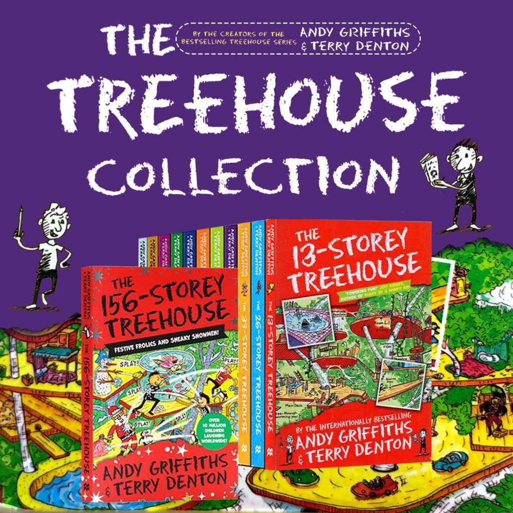 [Latest 13 Books]The 13-Storey Treehouse Series Collection Boxset (13 ...