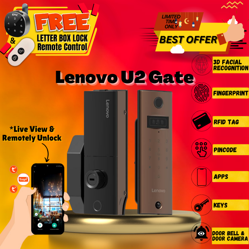 [SG BEST SELLER & SHOPEE EXCLUSIVE DEAL] LENOVO U2 FACIAL RECOGNITION ...