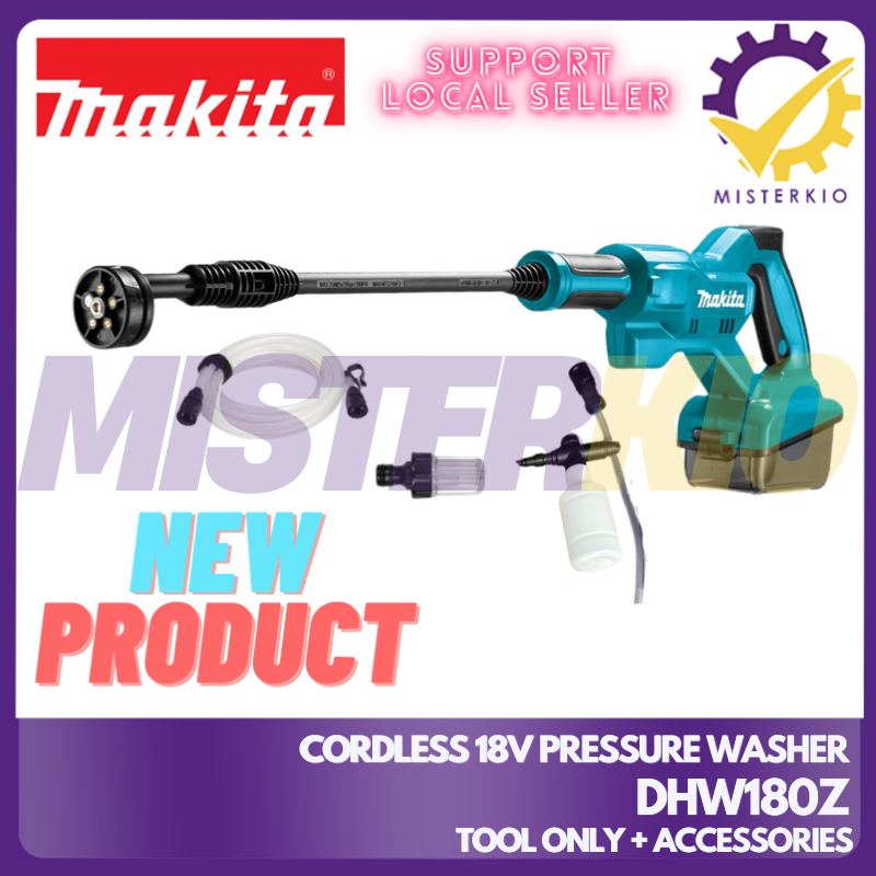 MAKITA DHW180Z01, 18V LXT Cordless High Pressure Washer, Packed with ...