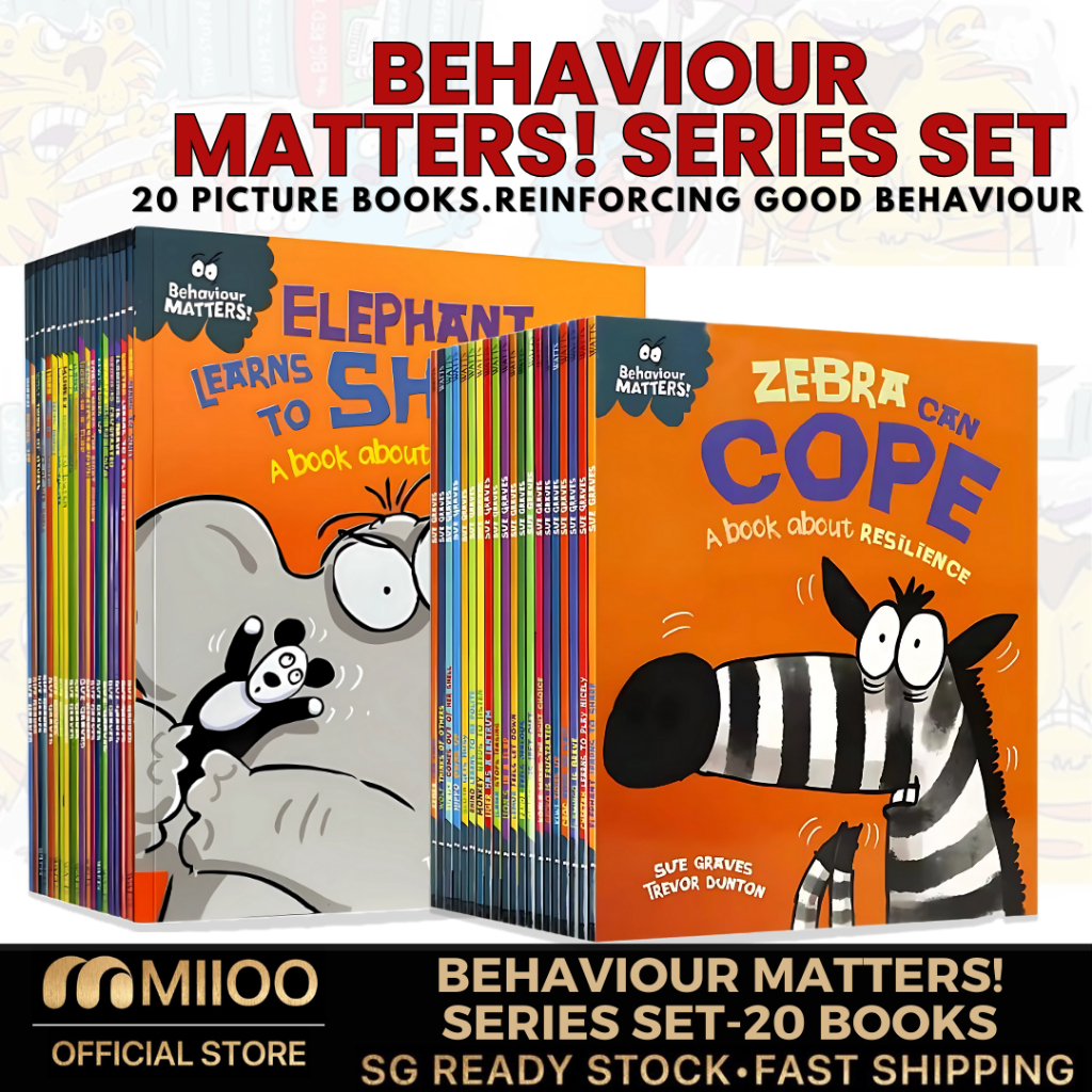 Behaviour Matters Kids Picture Books Collection Set.Supports the ...