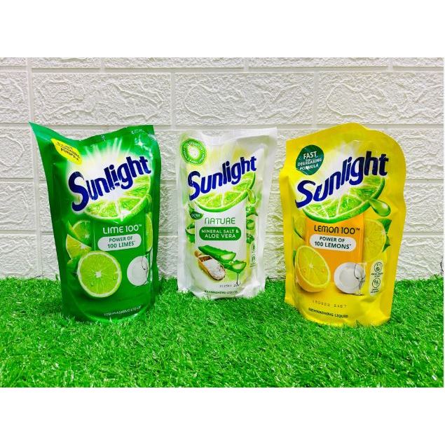 SUNLIGHT DISHWASH LIQUID REFILL LIME / LEMON / ALOE VERA / 100 ...