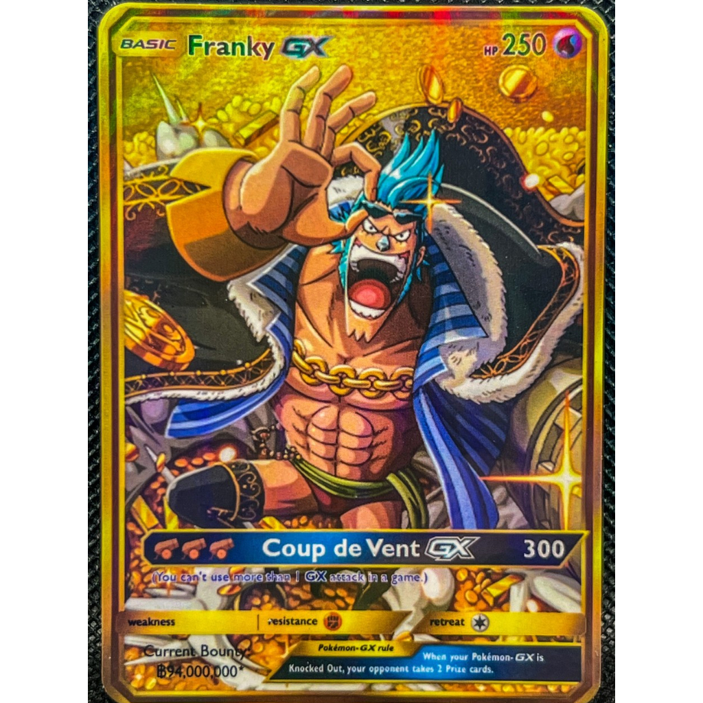 One Piece: Franky GX Pokemon Card | Shopee Singapore