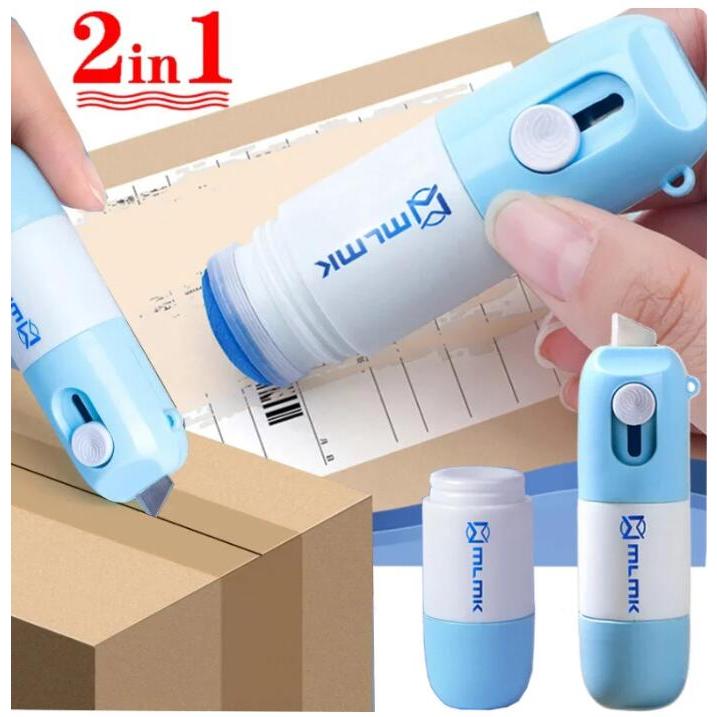 Thermal Paper Eraser Mail Opener 2 in 1 Correction Fluid with Knife ...