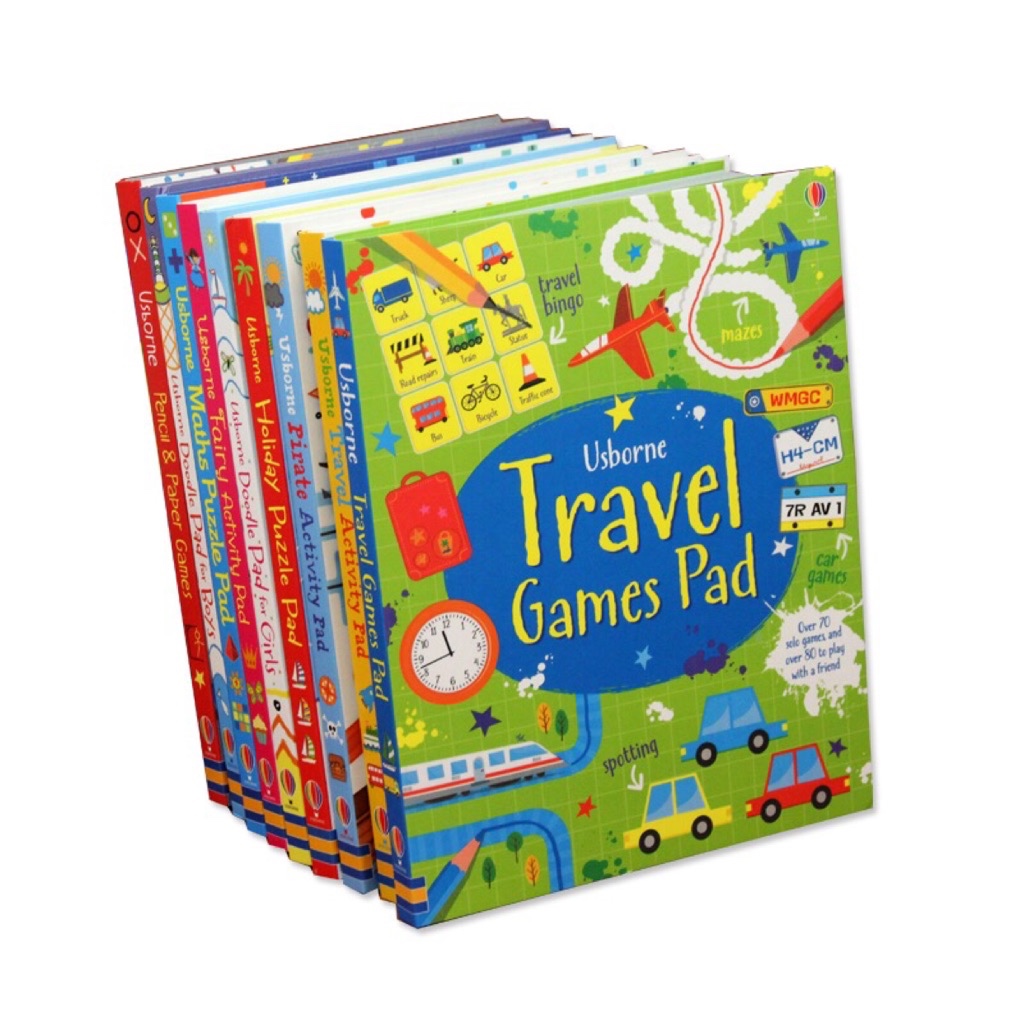 [SG STOCKS] USBORNE Activities Pad Puzzle Pad Book Kids Gifts Travel ...
