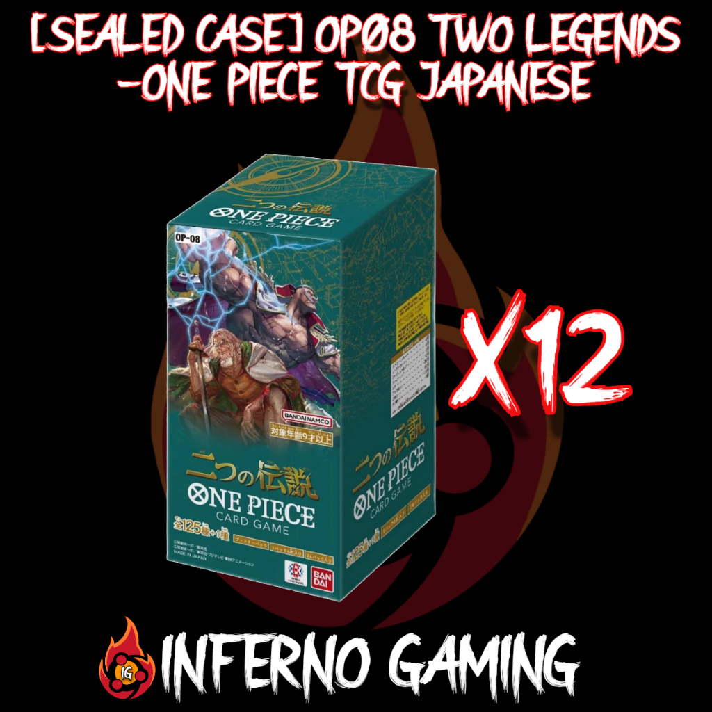 [OP-08 CASE] Two Legends - One Piece TCG Japanese OP08 | Shopee Singapore