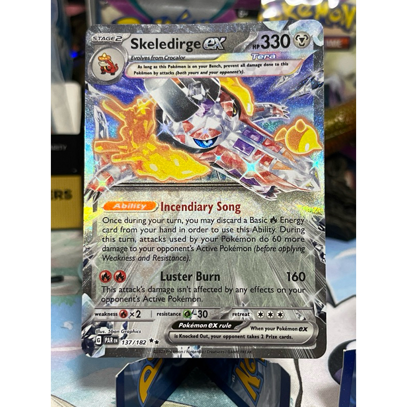 Skeledirge ex 137/182 Paradox Rift Pokemon Card | Shopee Singapore