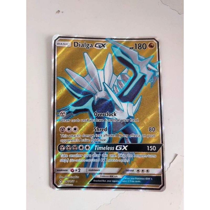 Pokemon dialga gx full art ultra prism card | Shopee Singapore
