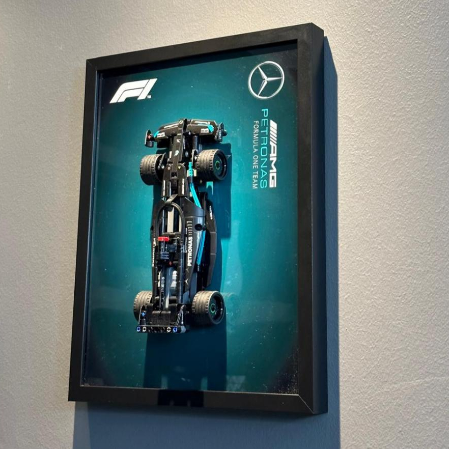 Mercedes-AMG F1 Lego Wall Frame, Frame Display Suitable for Lego ...