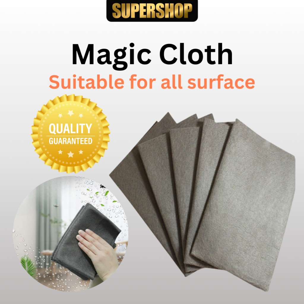 **SG Ready Stock**Magic cloth to wipe glass cloth without leaving marks ...