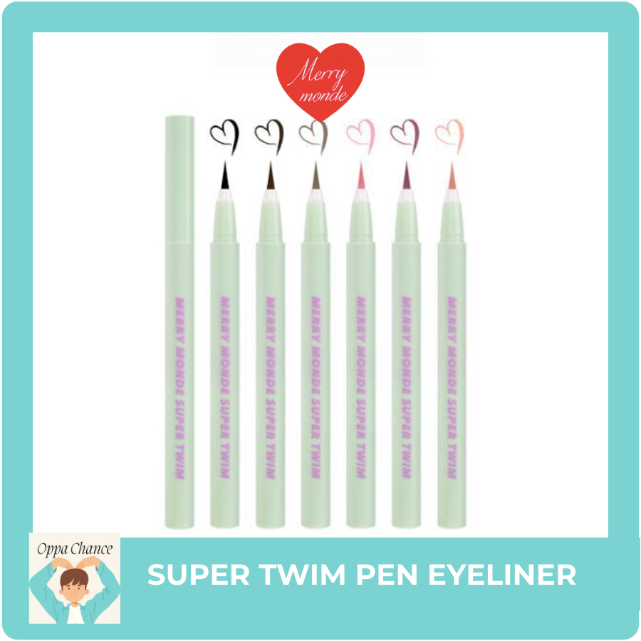 [Merrymonde] Super Twim Pen Eyeliner (6 colors) | Shopee Singapore