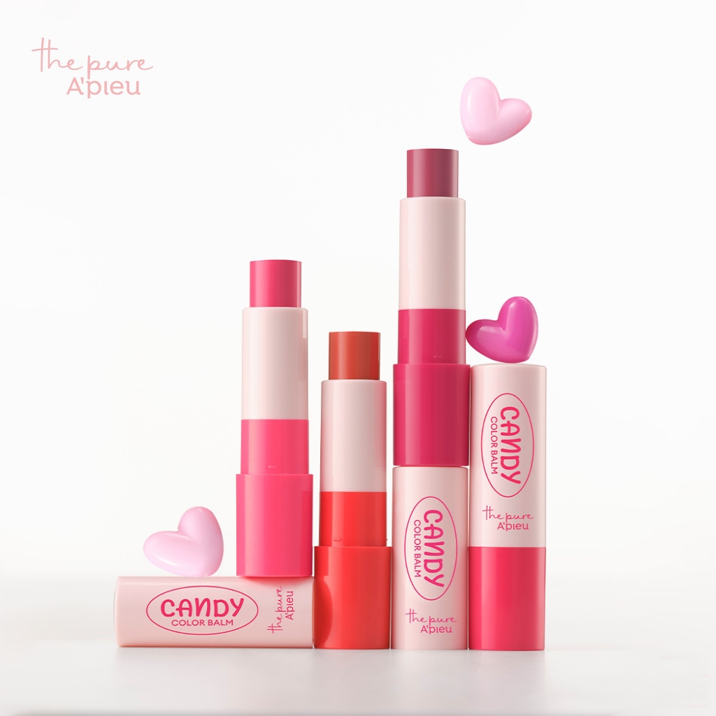 Daiso Apieu Tinted Candy Color Balm Korea Dahyun Lip Balm Moisturizing ...