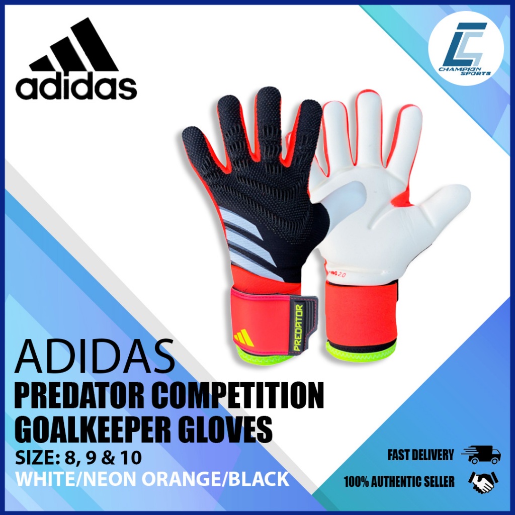Adidas Adult's Predator Competition Goalkeeper Gloves (IN1602) | Shopee ...