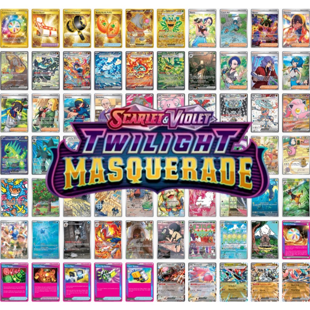 [SV06 Twilight Masquerade Singles 1/2] TWM Scarlet & Violet Pokemon ...