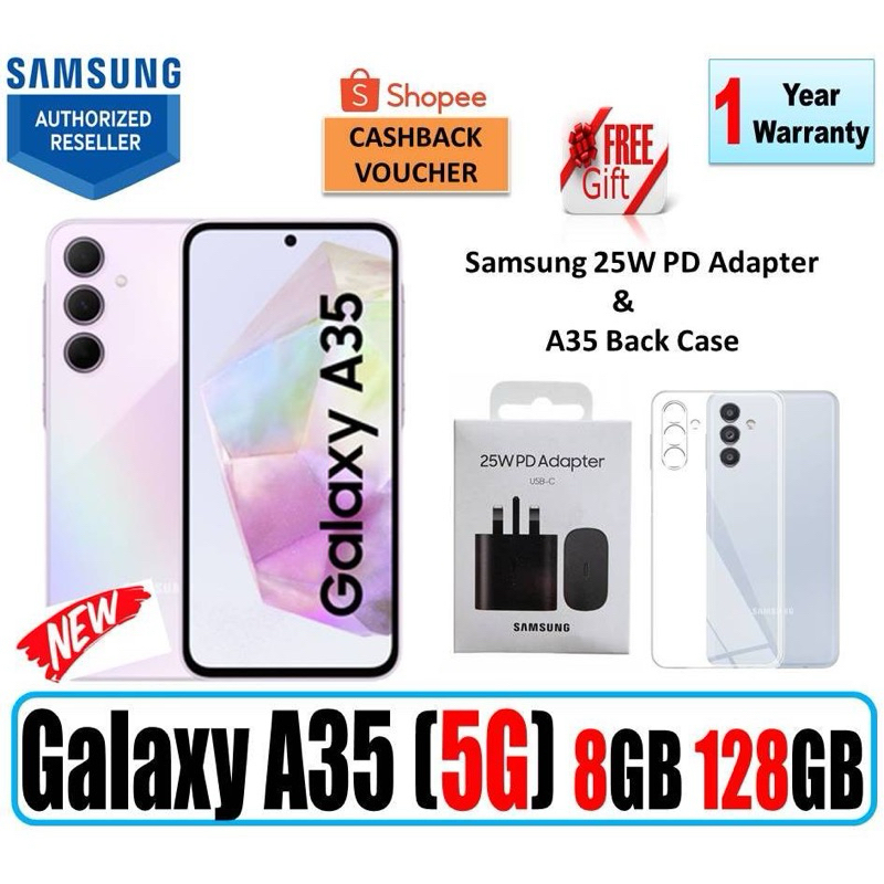 Samsung Galaxy A35 5G 8GB 128GB | Local Set 1 Year Samsung Warranty ...