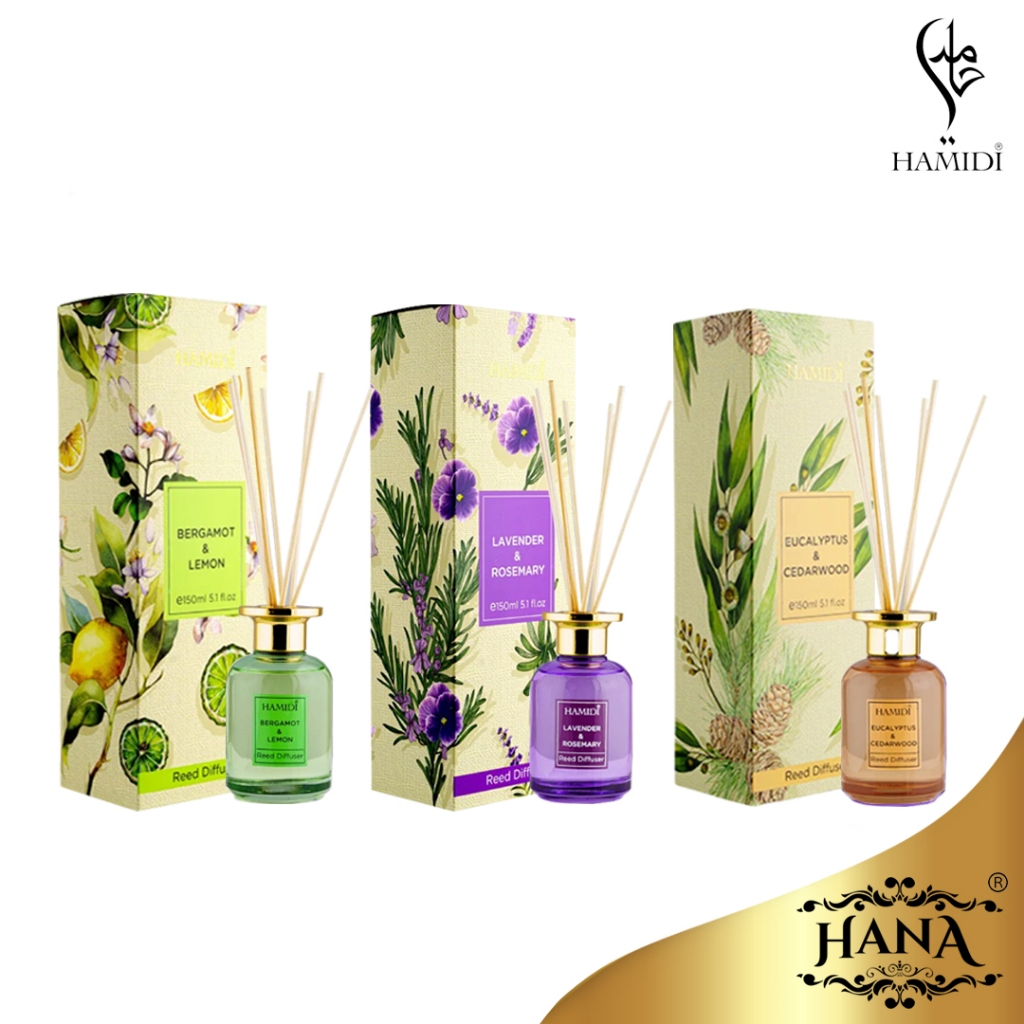 Reed Diffuser 150ML - Eucalyptus & Cedarwood / Bergamot & Lemon ...