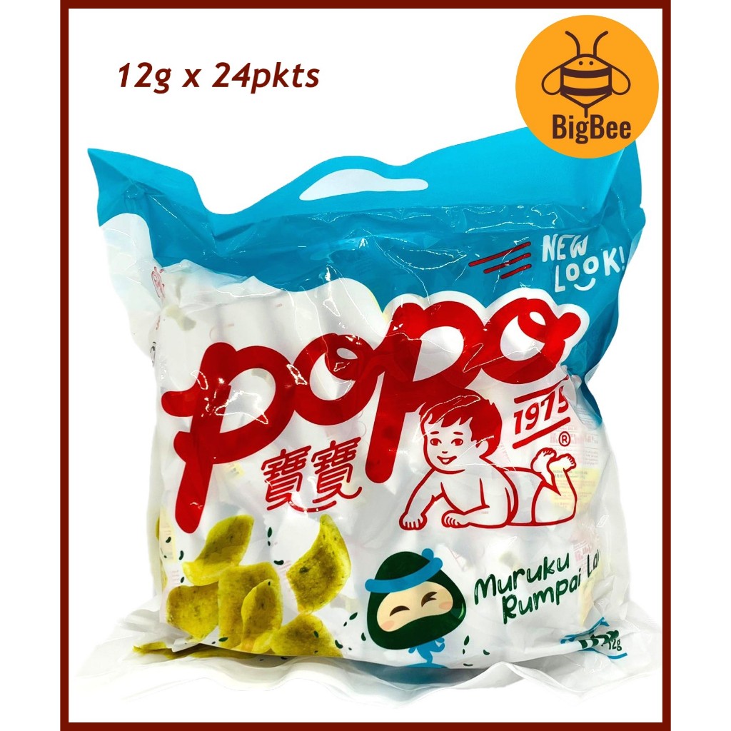 PoPo Fish Muruku - 24pkts Original 12g / Sweet & Spicy 12g / Spicy ...