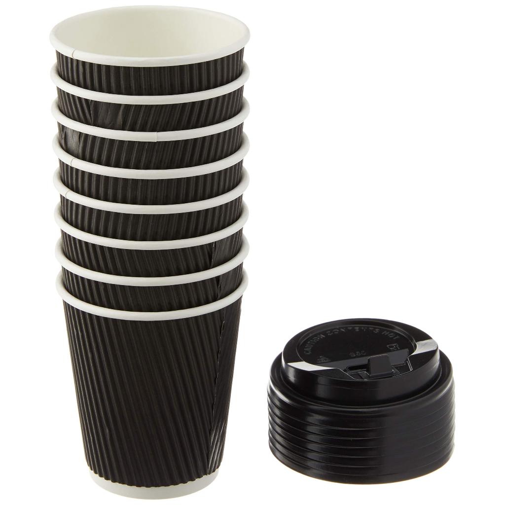 Home Living Disposable Coffee Cups 8pk,Pack contains 8 coffee cups and ...